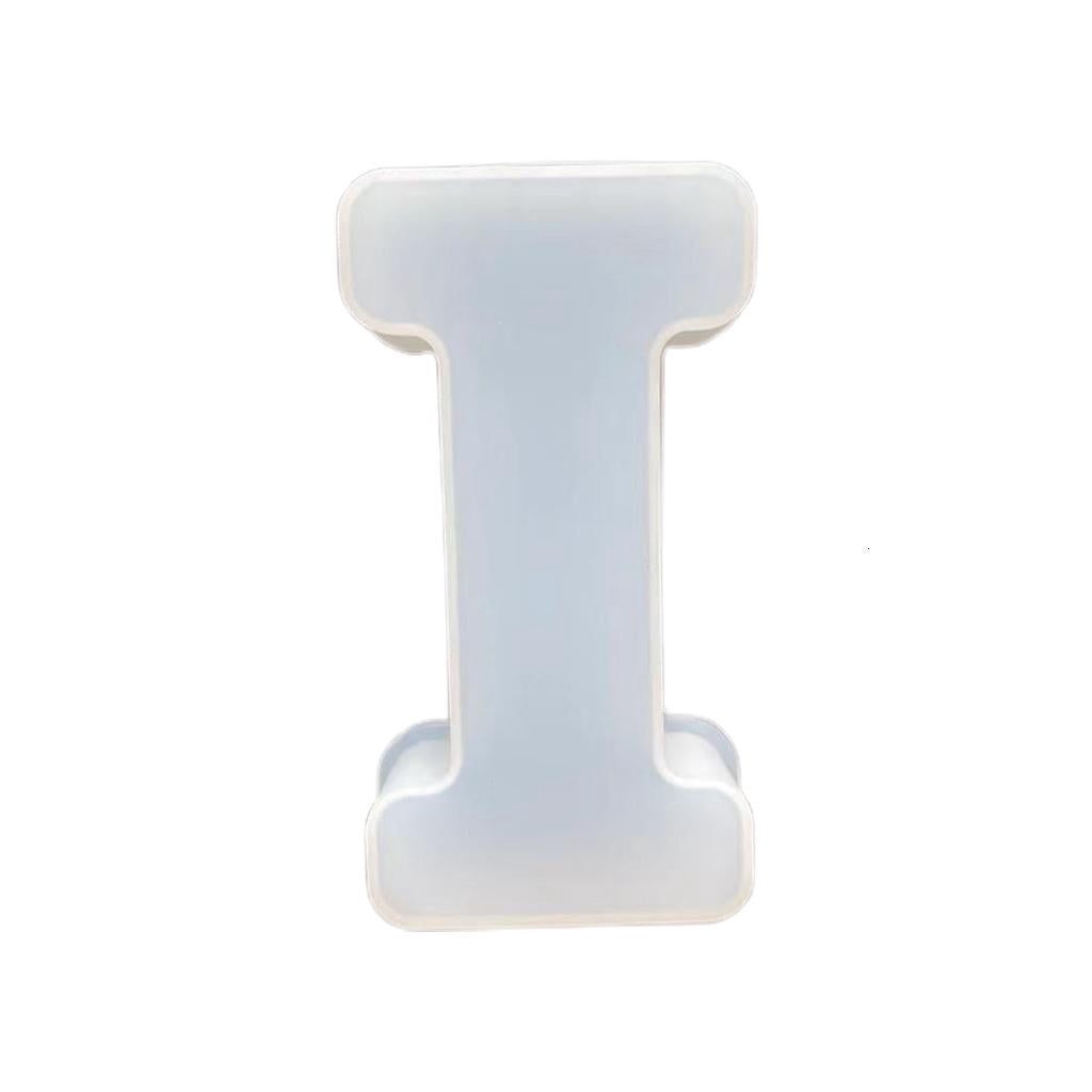 LICEWO 26 English Alphabet Silicone Mold Letter Resin Candle Mold for ...