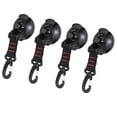 LICEWO 4pcs Creative Rotating Suction Cup Hook Waterproofed Heavy Type ...