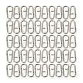 LICEWO 50/100 Pcs Saltwater Fishing Oval Split Rings Swivels Snap ...
