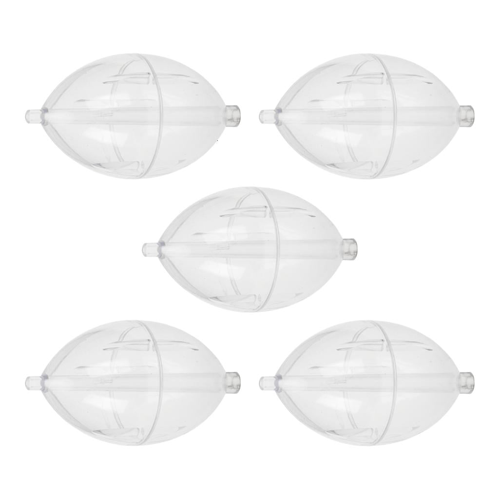 LICEWO 5Pcs Fishings Slip Cast Spin Float Oval Bubble Fishings Float ...