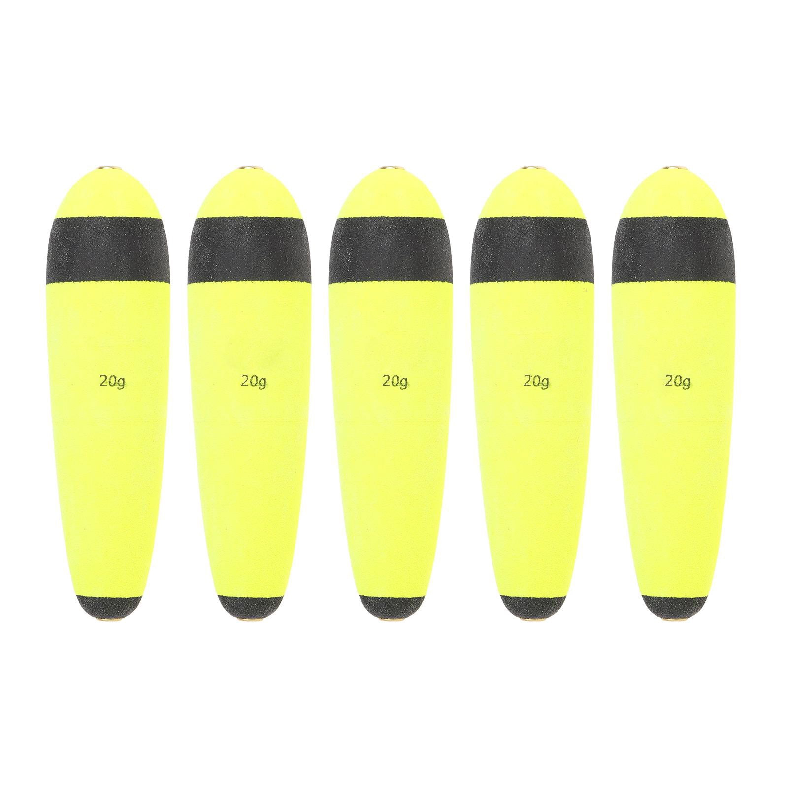 LICEWO 5Pcs/pack Multi-sizes EVA Foam Fishing Floats and Bobbers Slip ...