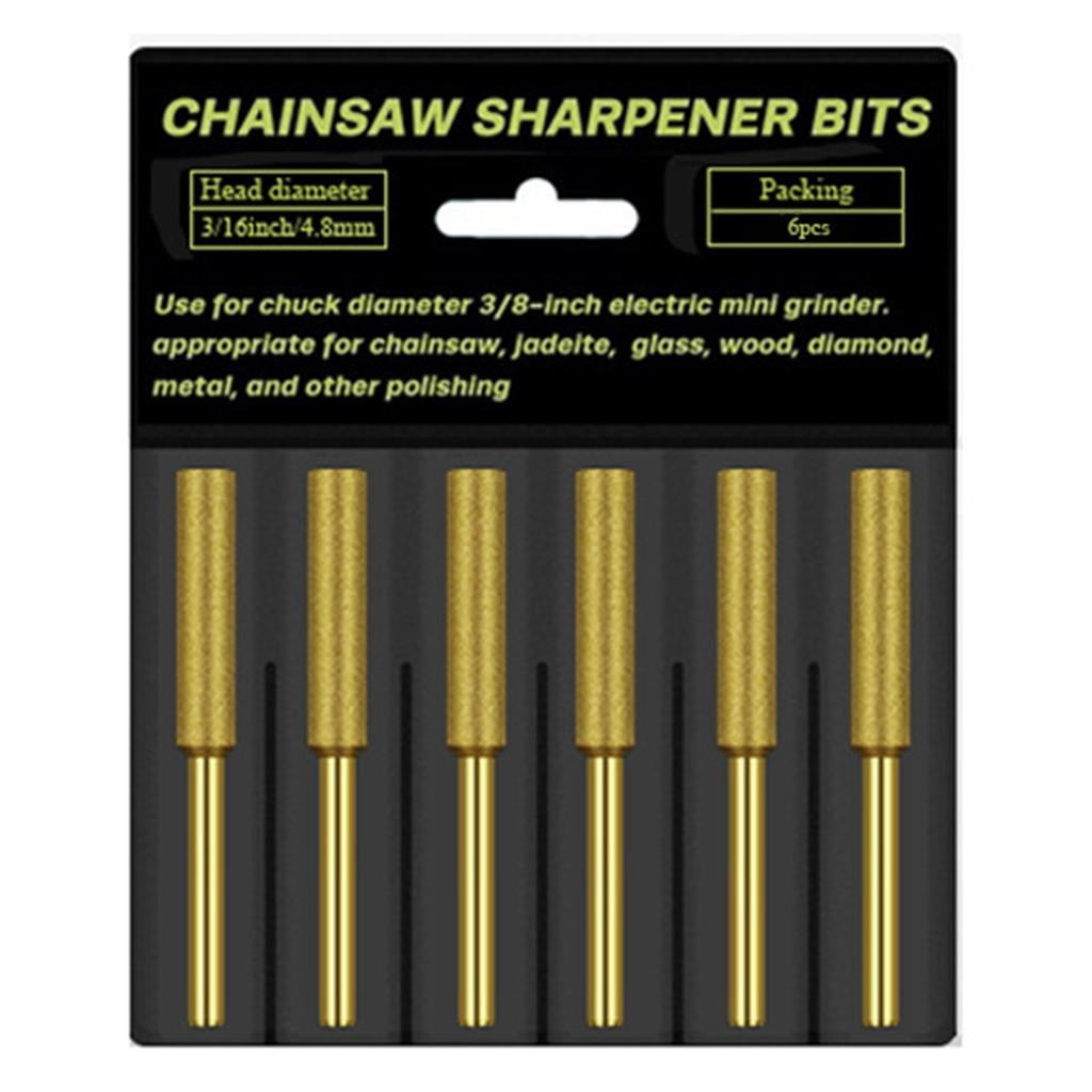 LICEWO 6pcs Chainsaw Sharpening Stone Polishing Grinding Tool for ...