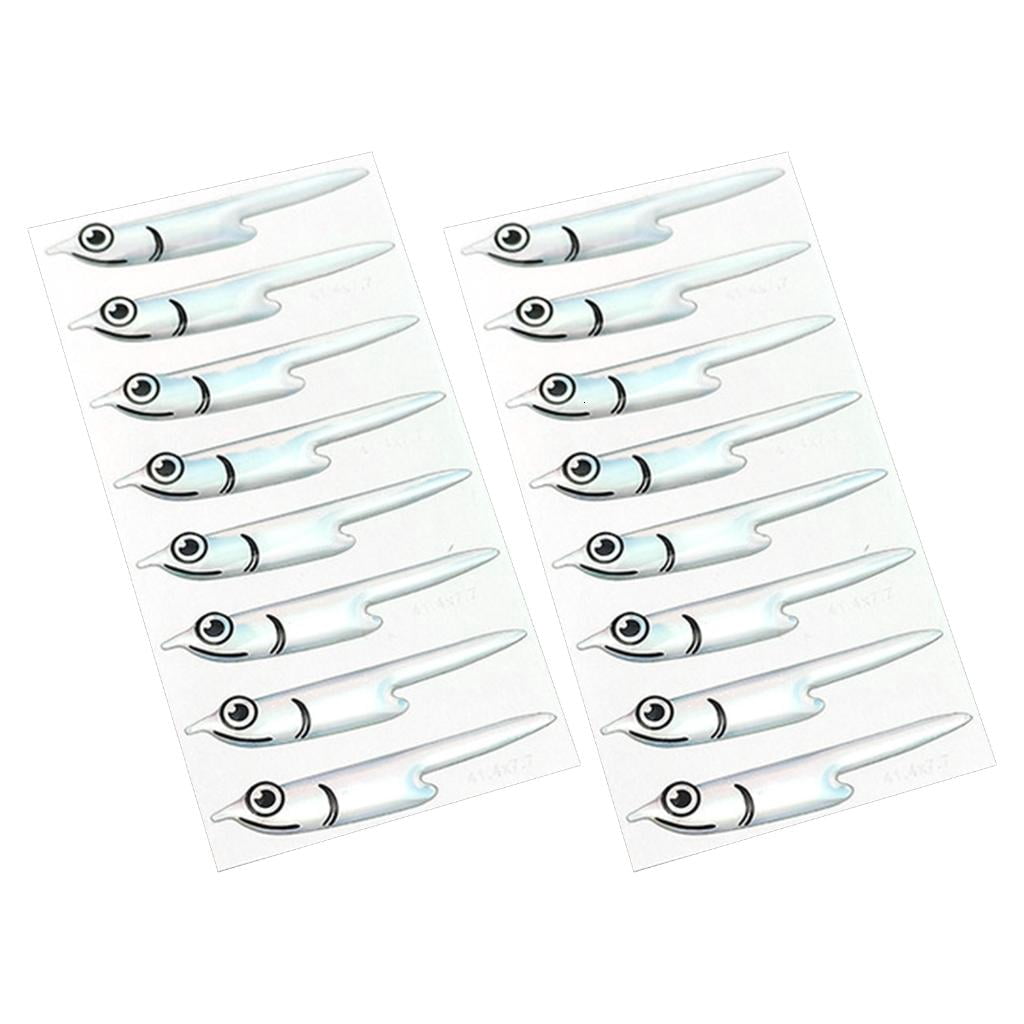 LICEWO 8/16/24/32 Pairs Fly Tying Baitfish Streamers Shoulders Fleye ...