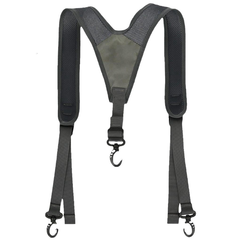 LICEWO Adjustable Tactic Suspenders with Paded Support Outdoor Duty ...