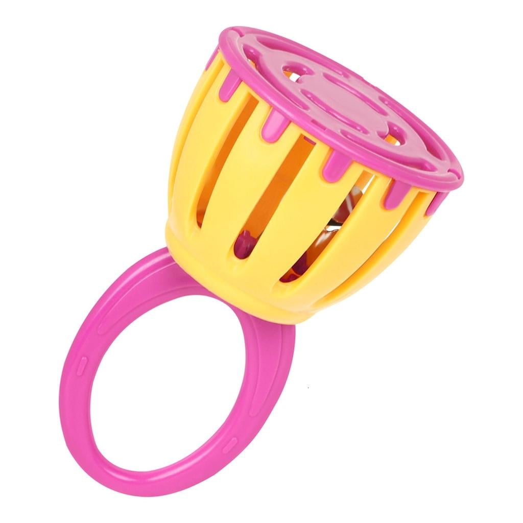 LICEWO Baby Bells Baby Oval Handle Baby Cage Bells Shaker Toy, Safe for ...