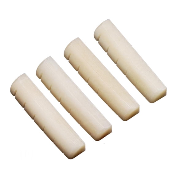 LICEWO Bone Bridge Saddle and Nut, Set of 6 String Guitar Saddle and ...