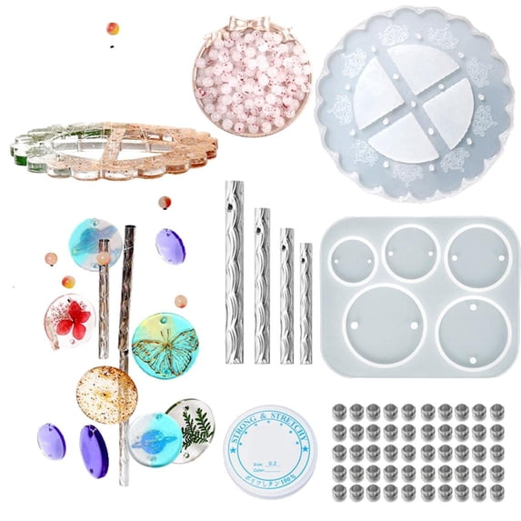 LICEWO Compact Silicone Craft Mold for Windchime Portable DIY ...