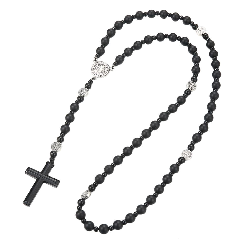 LICEWO Contemporary Crucifix Necklace Stainless Steel Construction ...