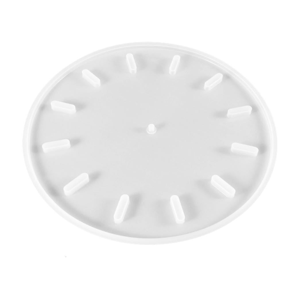 LICEWO DIY Epoxy Clock Mold Self-made Material Round Clock Silicone ...