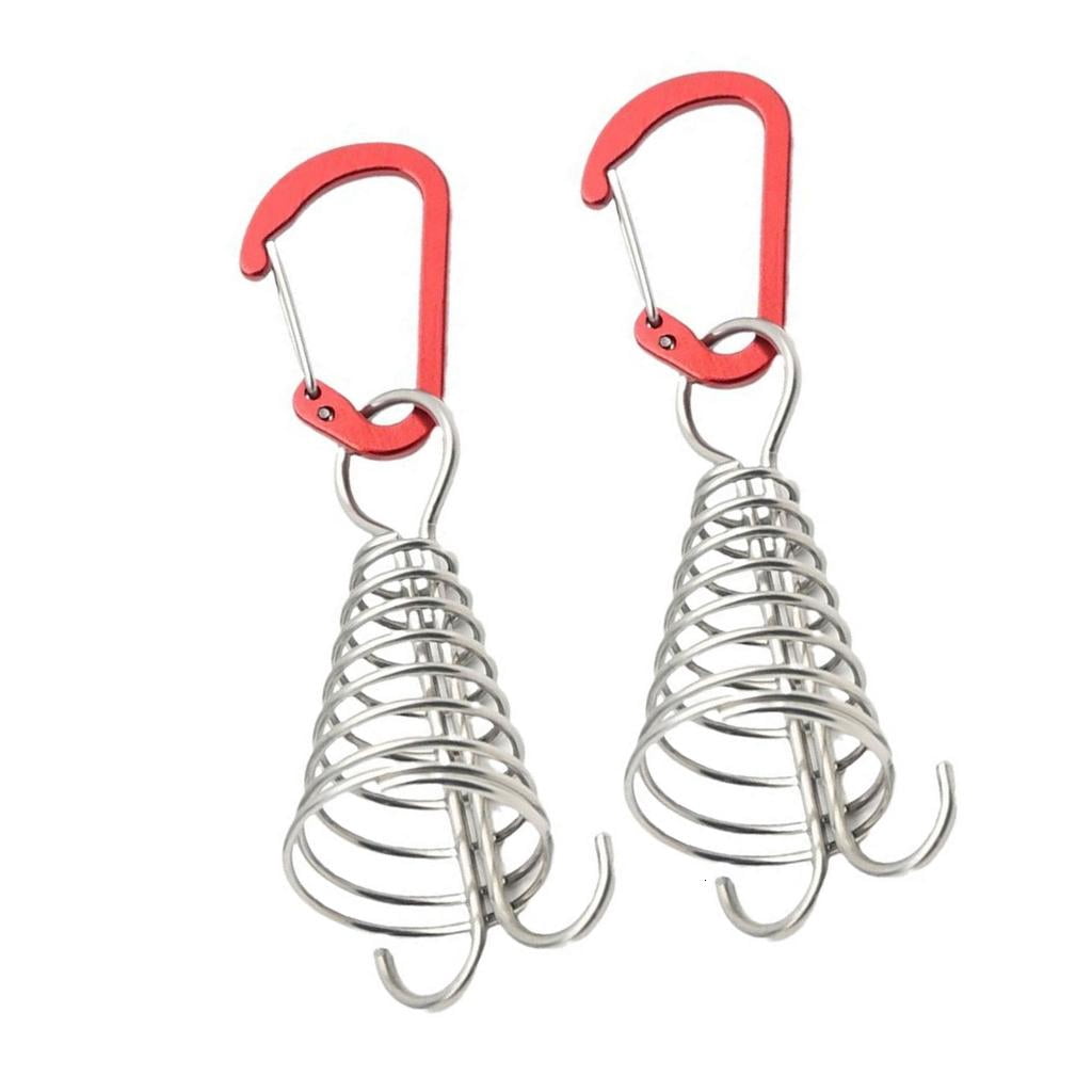 LICEWO Deck Anchors Peg with Spring Buckle Windproof Octopuses Tent ...