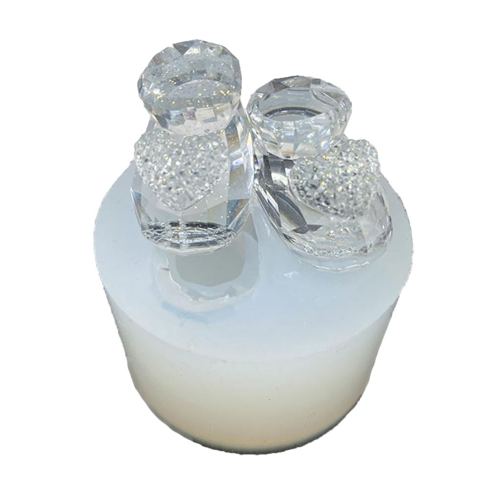LICEWO Diy Crystal Epoxy Mold Silicone Mold for Pendant Shoes Shape ...