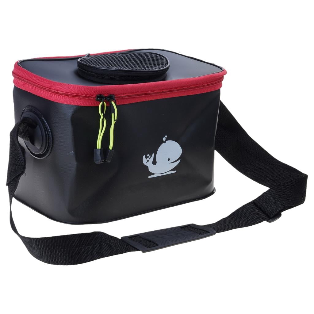 LICEWO EVA Folding Fish Bucket with Handle Foldable Fishing Tackle ...
