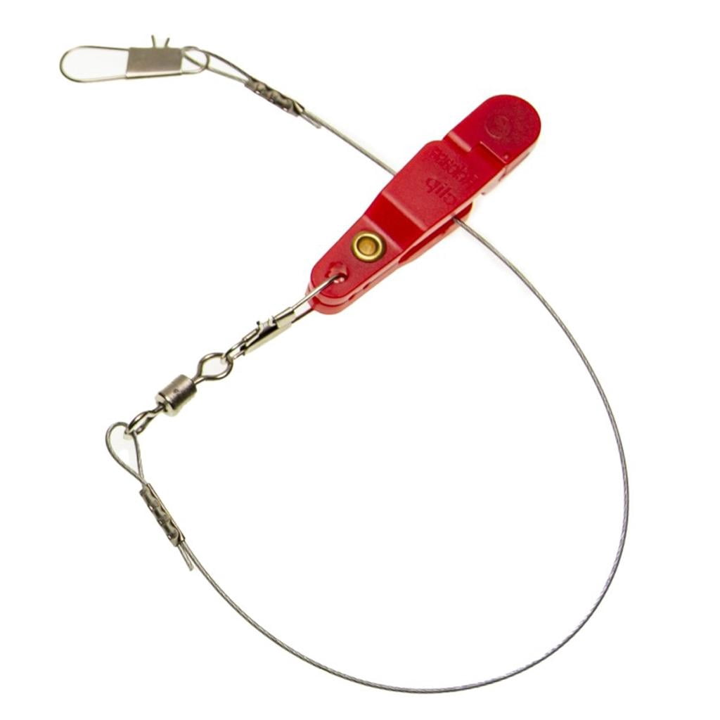 LICEWO Fishing Line Clamps Fishing Clip With Wire Rope Plastic ...