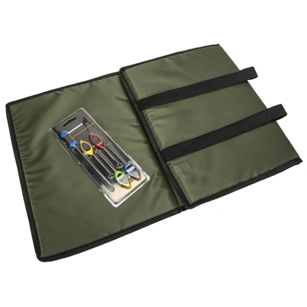 LICEWO Fishing Unhooking Mat Carp Unhooking Mat with Baiting Needle 3 ...