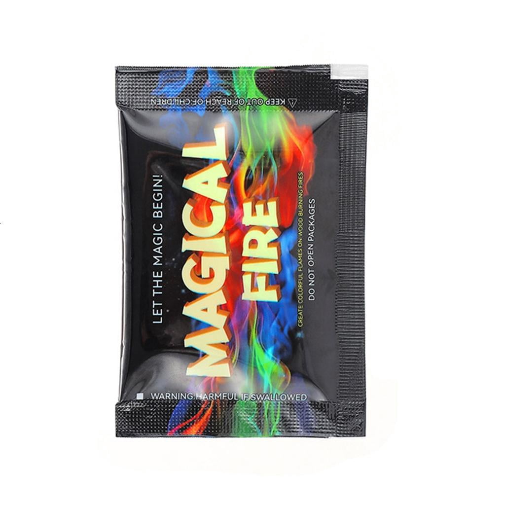 LICEWO Flame Fire Color Changing Packets Decorative Magical Fire Flame ...