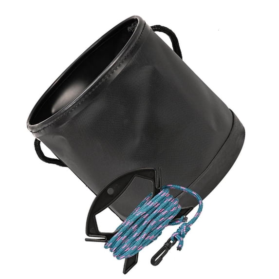 LICEWO Foldable Fishing Bucket Water Container Folding Camping Wash ...