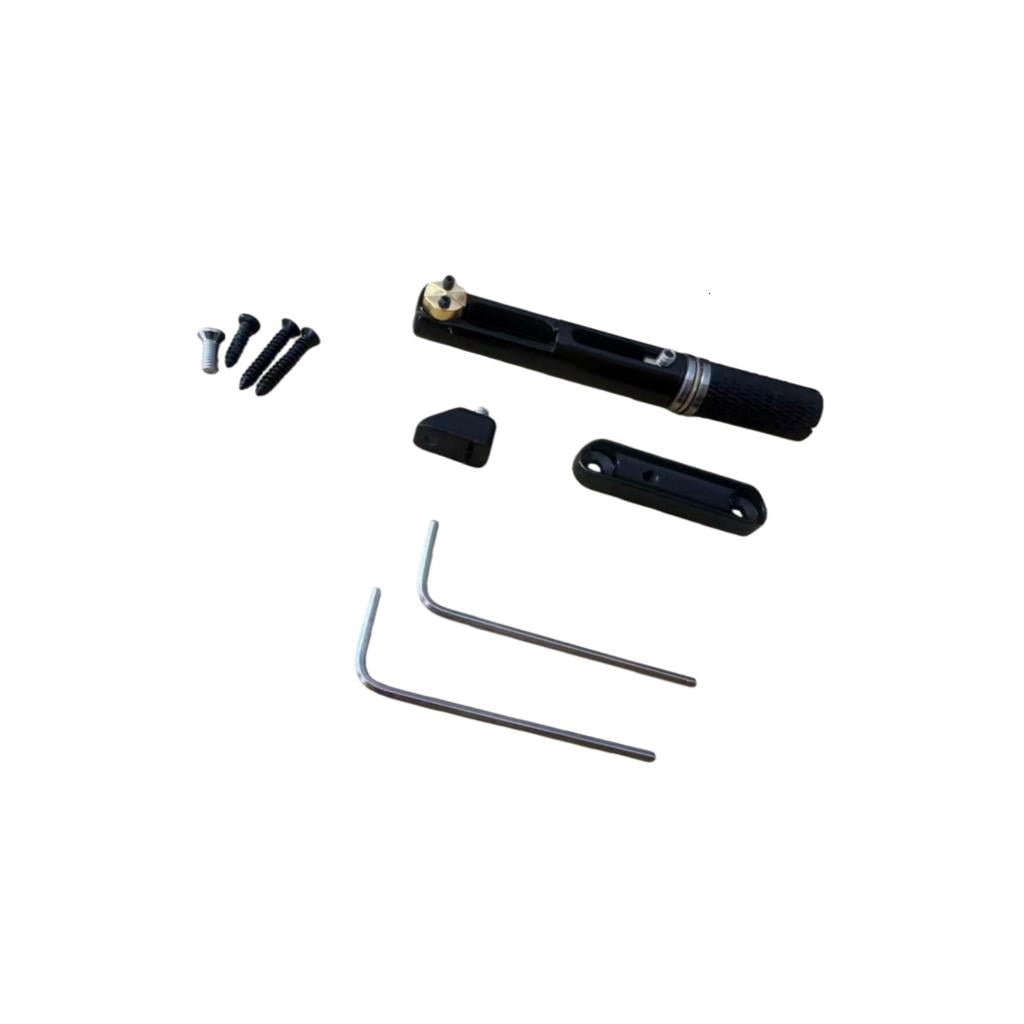 LICEWO Full Set Black Guitar Bridge Compatible with Most Single Coil ...