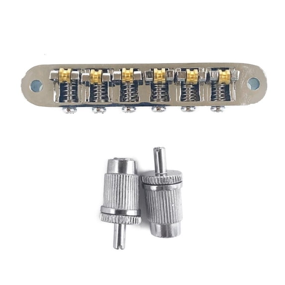 LICEWO Guitar Roller Tune-O-Matic Saddle Bridge Winding Bridge ...