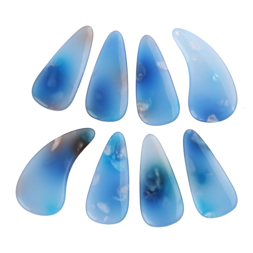 LICEWO Guzheng Finger Picks, 8Pcs Finger Pick Thumb Pick Guitar Picks ...