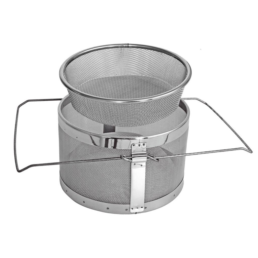 LICEWO Heavy Duty Honeys Filter Double Layer Stainless Steel Strainer ...
