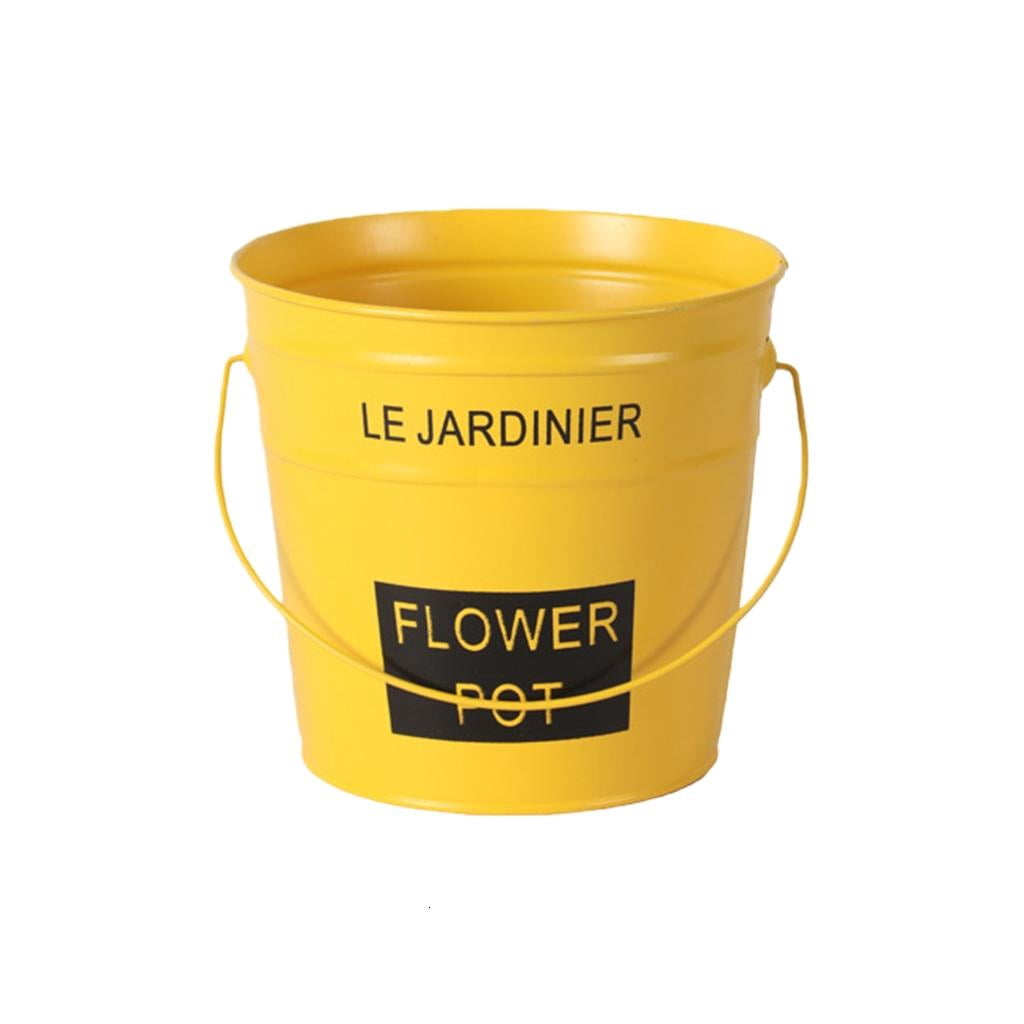 LICEWO Iron Planter Replacement Farmhouse Vase Bucket Flower Stand ...