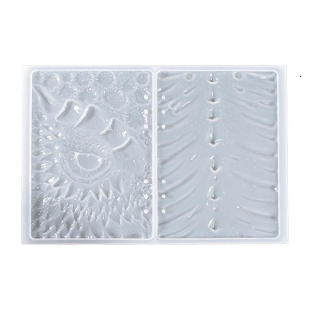 LICEWO Note Book Cover Resin Molds Unique Dragon Eye Silicone Molds ...
