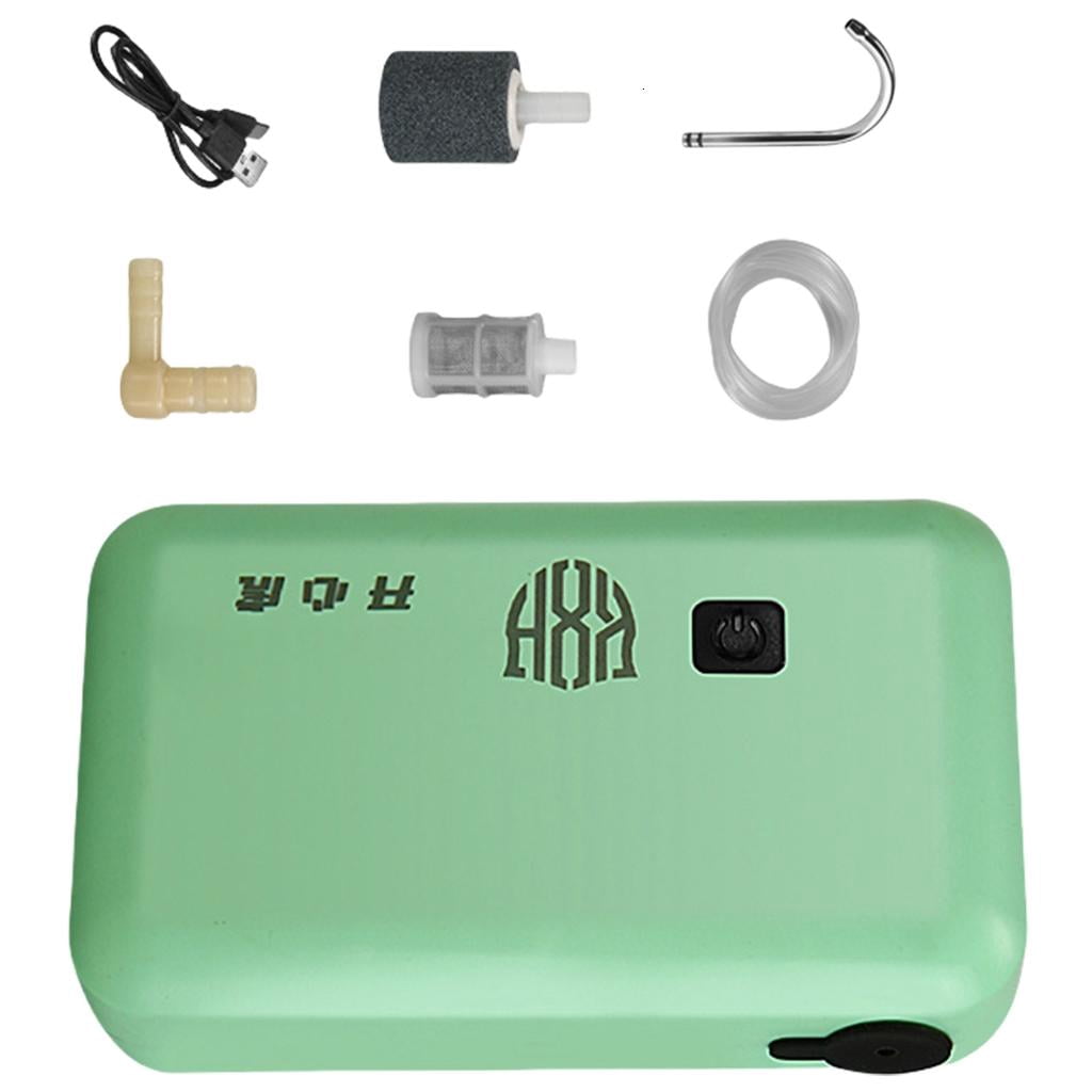 LICEWO Oxygen Pump with Water Tap LED Light Electric Aquarium Air Pumps ...