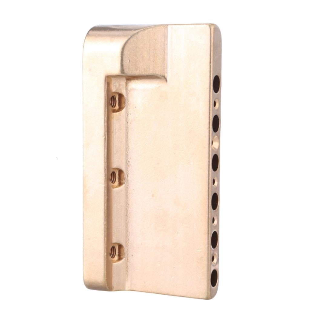 LICEWO Professional Electric Guitar Bridge Block Replacement Brass ...