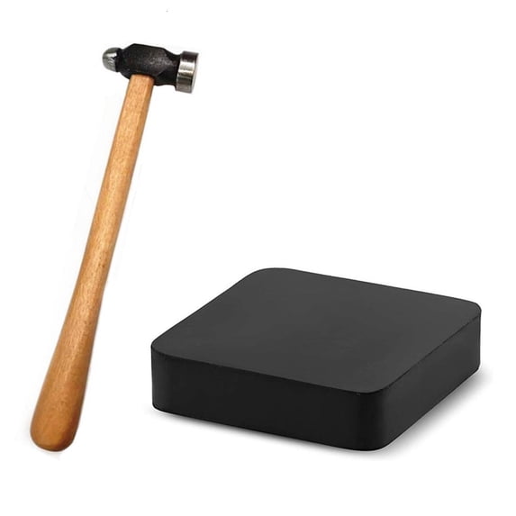 LICEWO Professional Rubber Benching Block Jewelry Hammer Metal Shaping ...