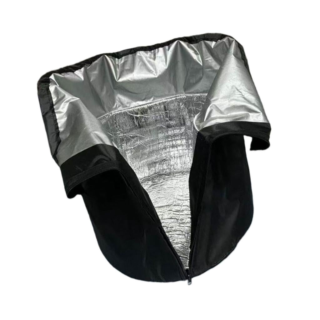 LICEWO Reusable Winter Plant Pot Cover with Drawstring Zippered ...