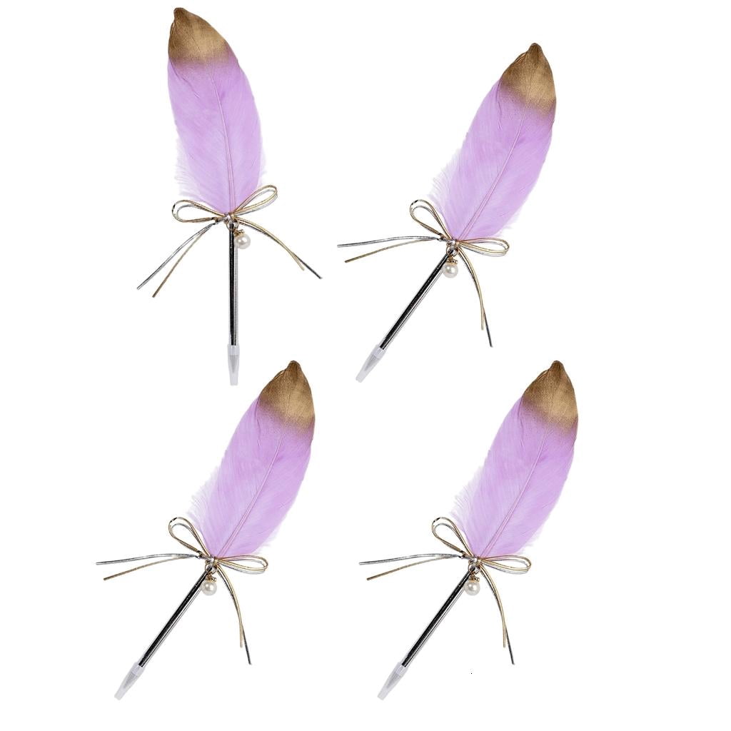LICEWO Set of 4 Artistic Pens for Theme Wedding Decoration Reception ...