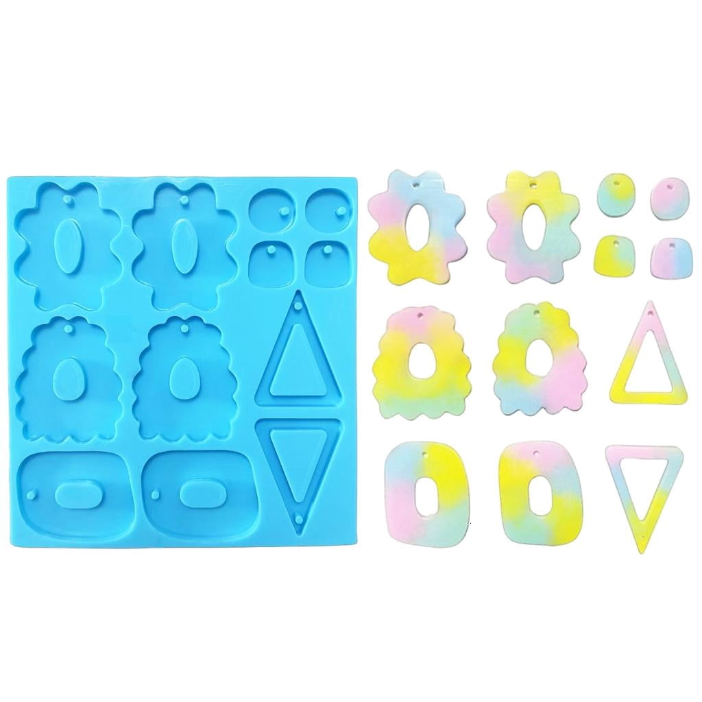 LICEWO Silicone Ear Jewelry Making Mold Silicone Earring Mold Handmade ...
