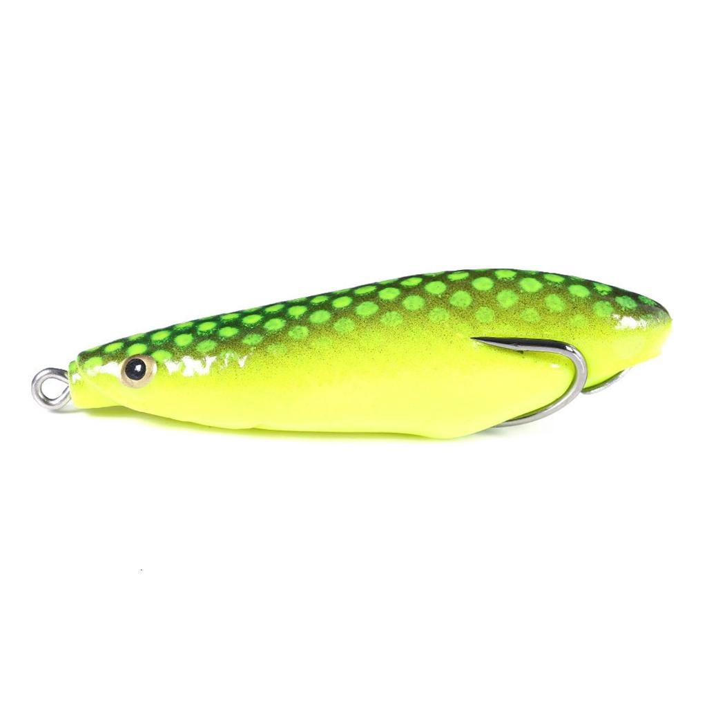 LICEWO Topwater Frogs Lures Fishing Lures with Hook Snakehead Swimbait ...