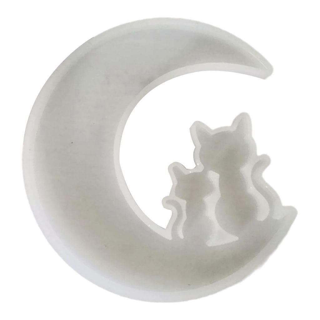 LICEWO UV Crystal Resin Epoxy Mold Art Craft Casting Mold Handmade Moon ...