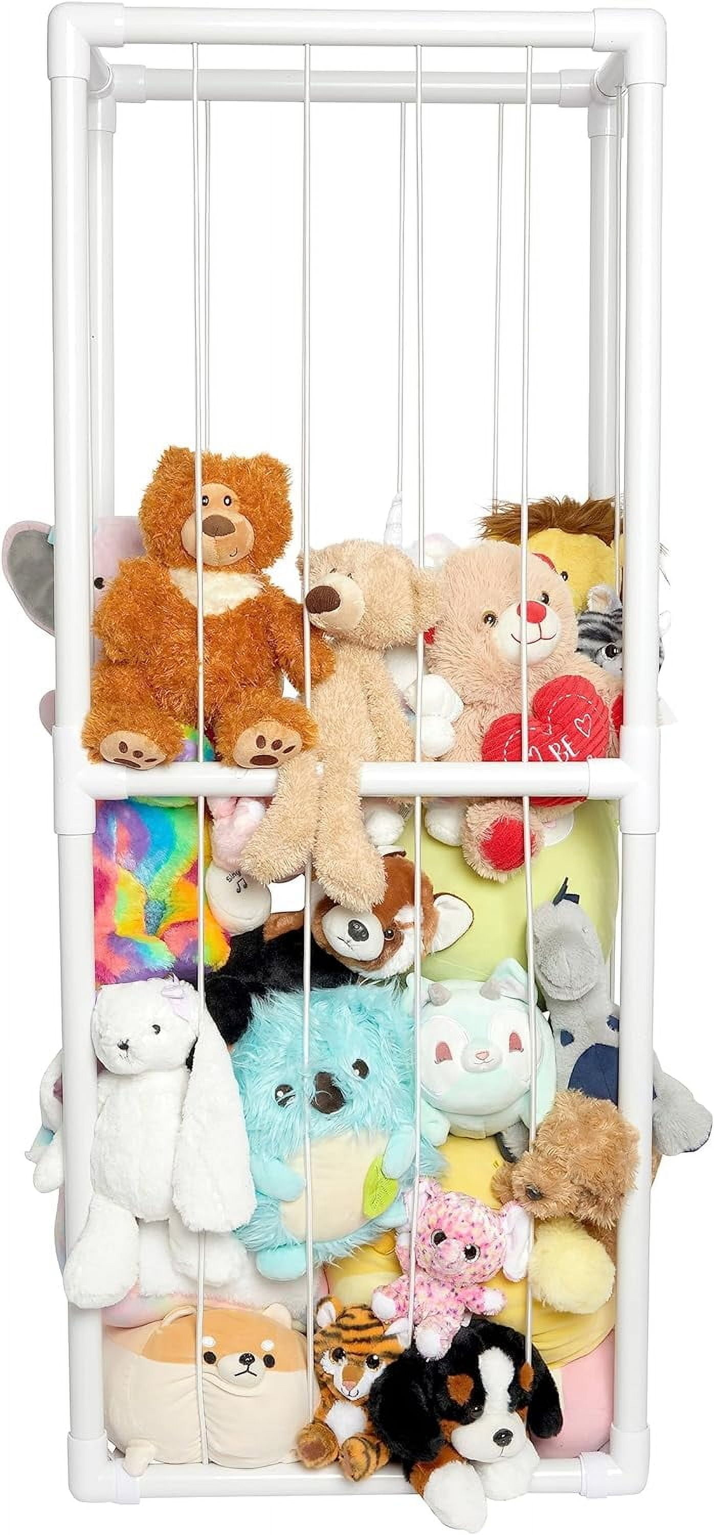 LICHENG Stuffed Animal Zoo Storage - Standing Storage Organizer Display ...