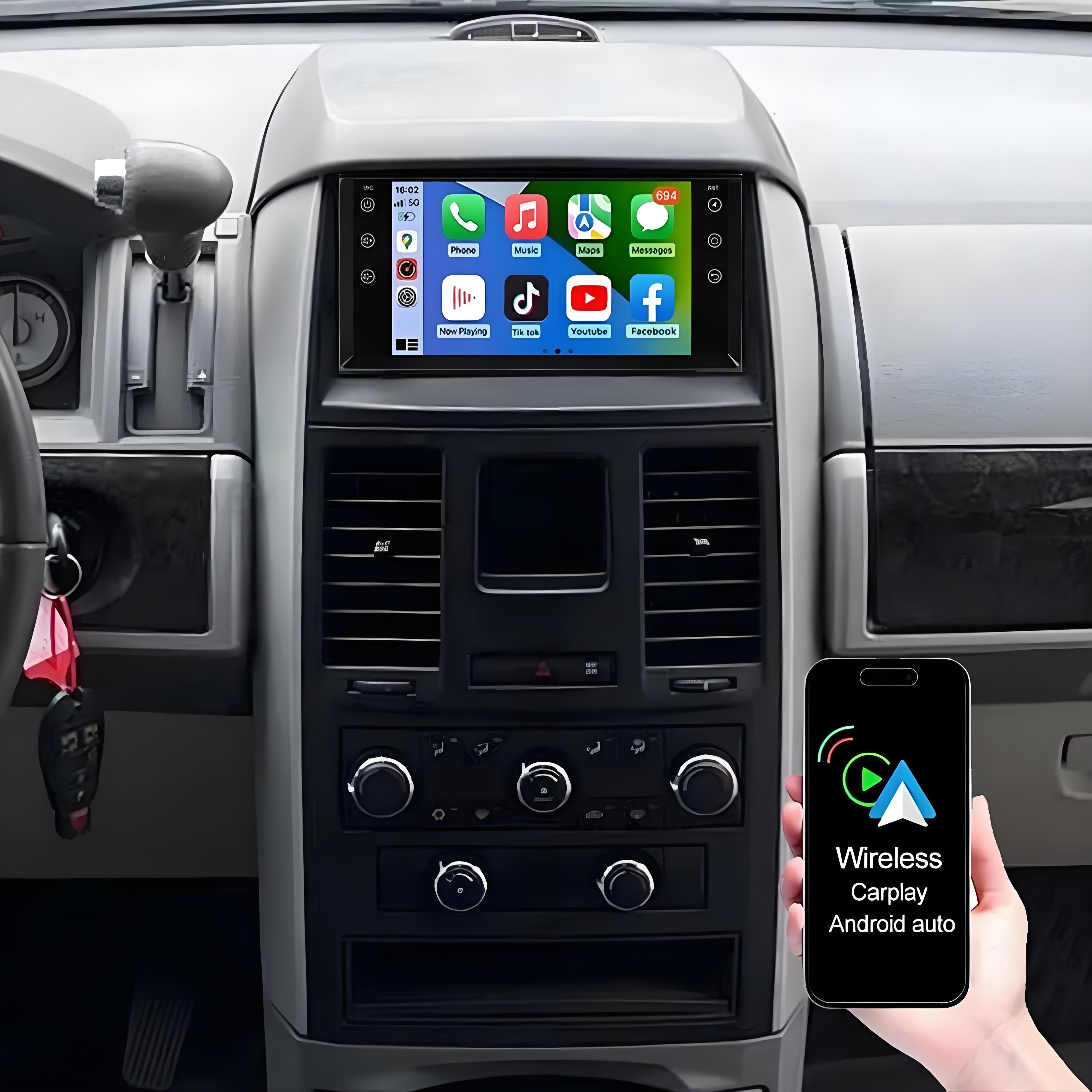LICHENGTAI 2GB+32GB Car Stereo GPS Navigation 7" IPS Touchscreen for ...