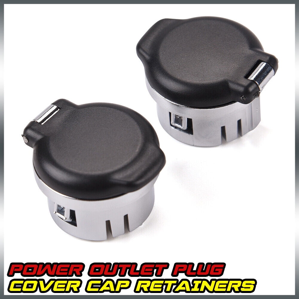 LICHENGTAI 2pcs Plug Cover Dash Cap, 12V Replacement Power Outlet Dash ...