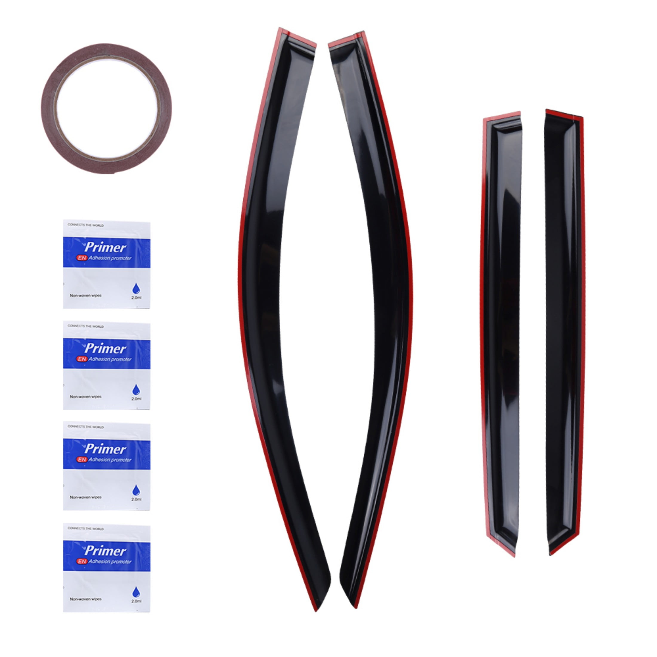 LICHENGTAI 4Pcs Window Deflectors for Hyundai Santa Fe Sport 2013-2018 ...