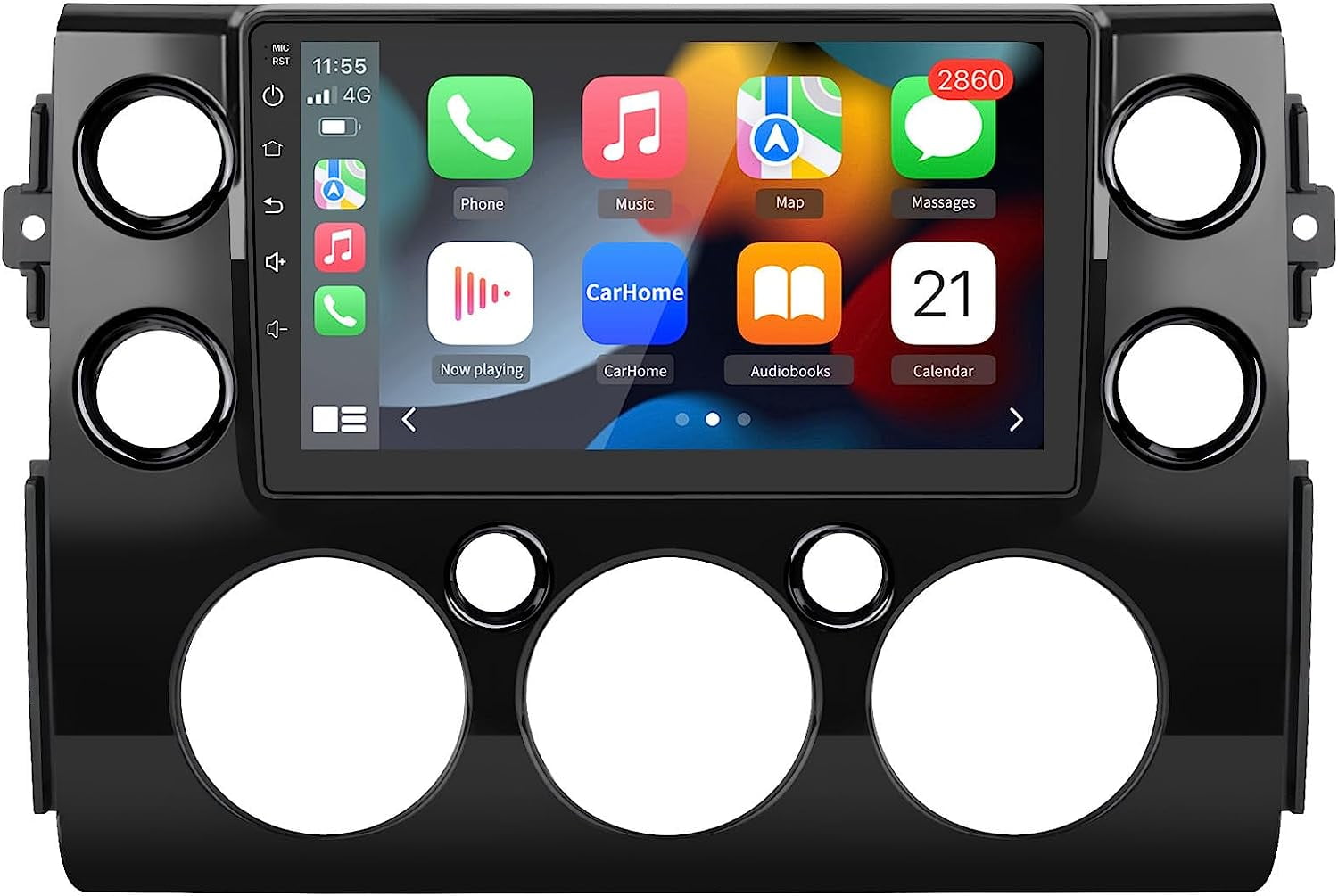 LICHENGTAI Android 12 Car Radio Stereo for Toyota FJ Cruiser 2007-2013 ...