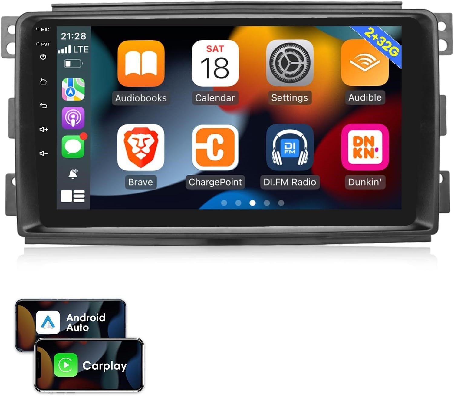 LICHENGTAI Car Stereo Radio Fit for Mercedes Benz Smart Fortwo 2005 ...