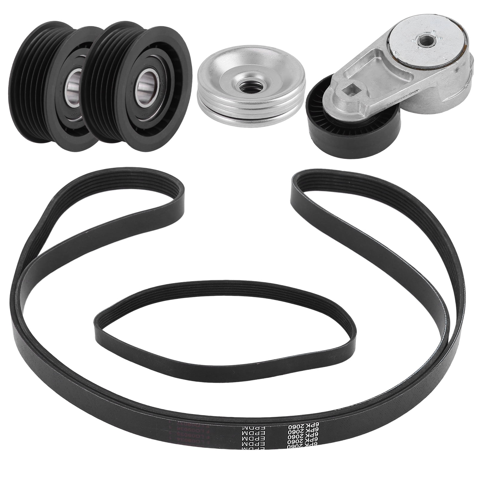 LICHENGTAI Drive Belt Tensioner Idler Pulley Kit Reduce Noise Enhance ...