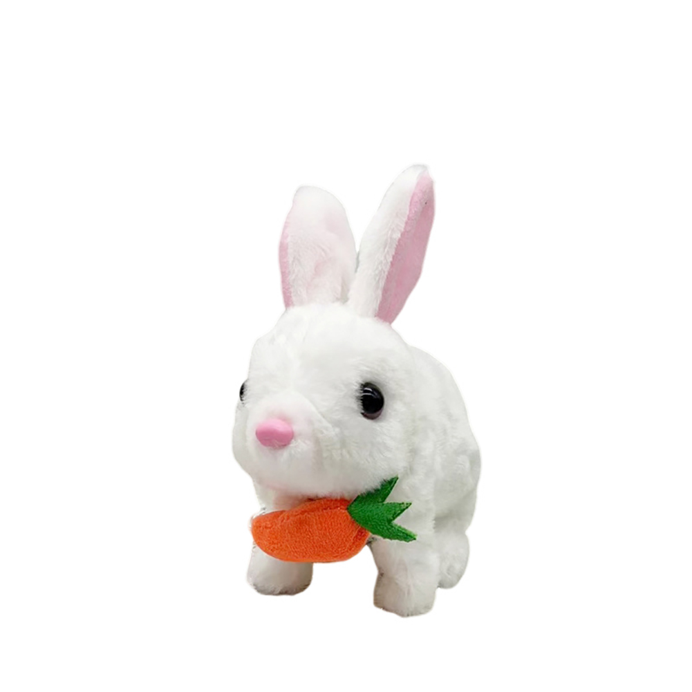 LICHENGTAI Electric Rabbit Plush Toy Make Sounds Rabbit Toy Walking ...