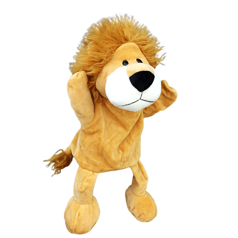 LICHENGTAI Hand Puppet Toys Ventriloquist Animal Gloves, Lion, Toddler ...