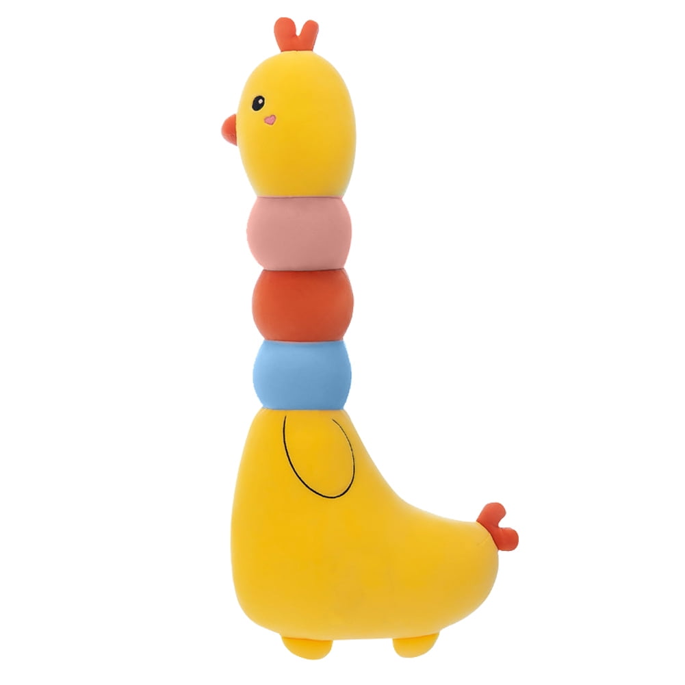 LICHENGTAI Rainbow Chicken Pillow Plush Toy Chicken Doll Throw Pillow ...