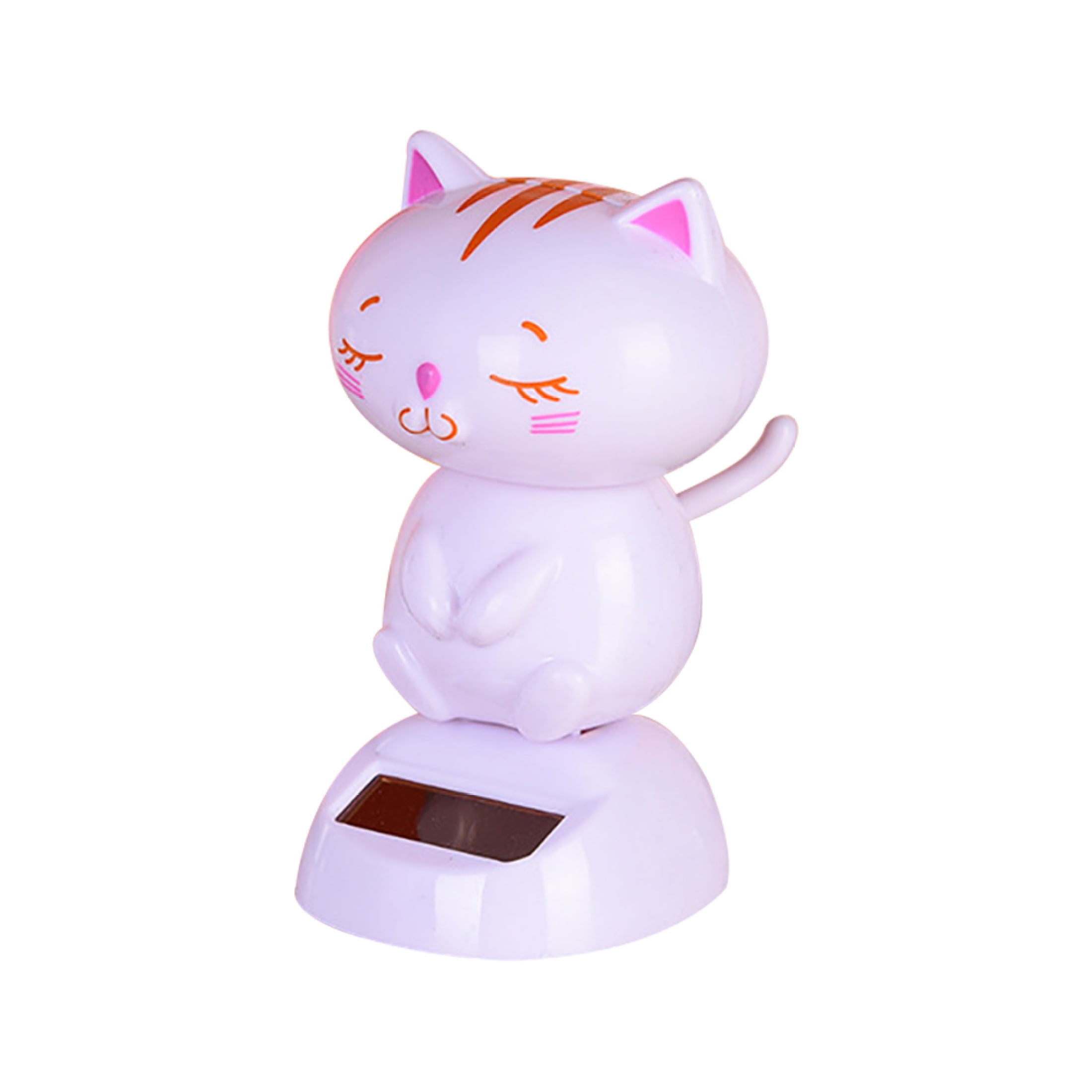 LICHENGTAI Solar Dancing Toy Shaking Cat Kitten Dashboard Ornament for ...