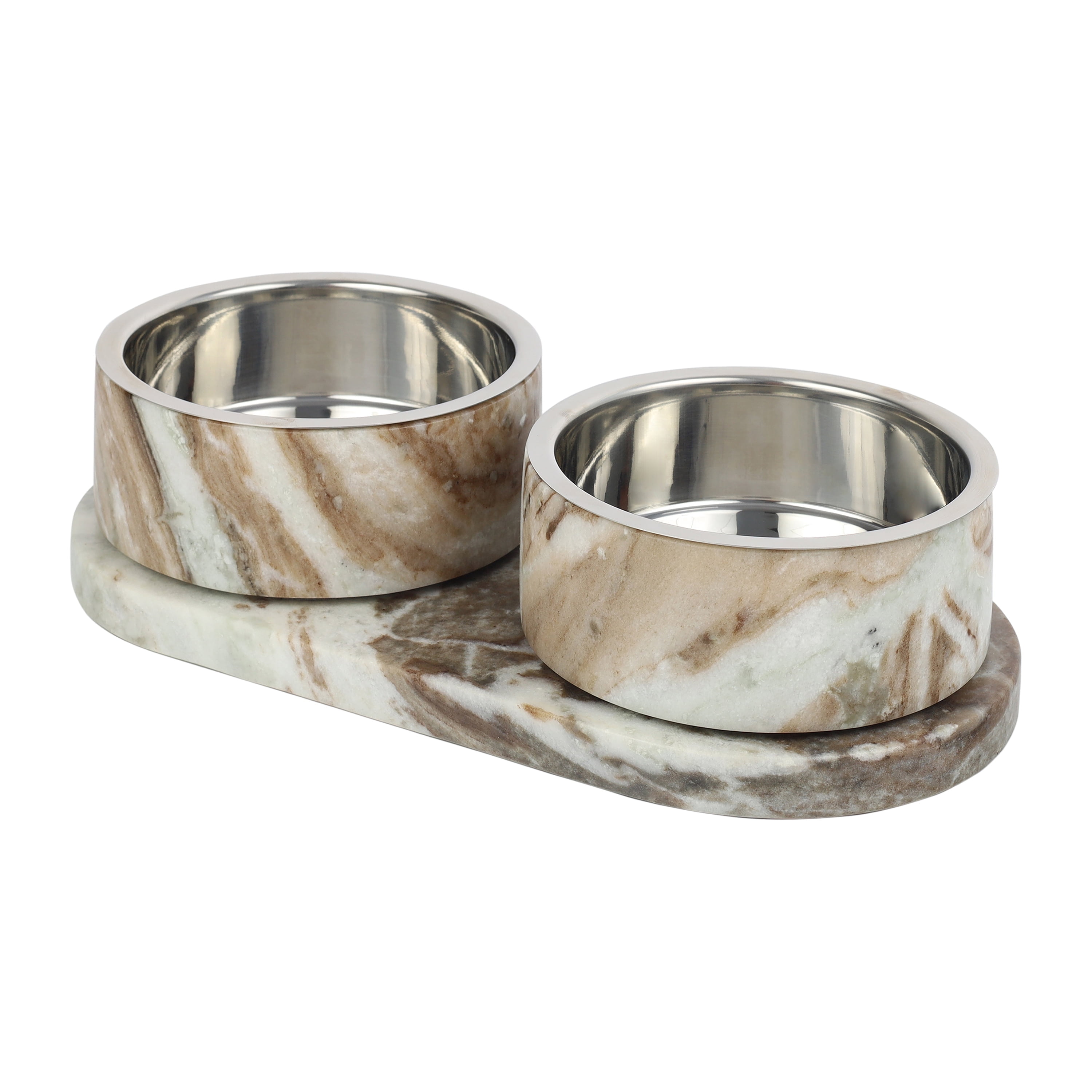 THE LICKER STORE Marbre Small/Medium Modern Weighted Double Marble and ...