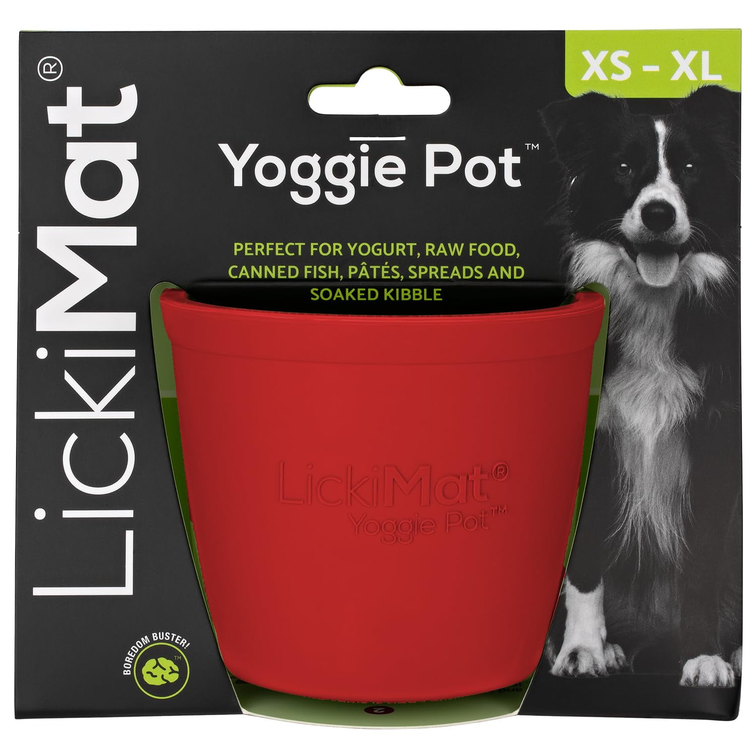 LICKIMAT Yoggie Pot - DPF11 Distraction, Fun and Enrichment. Long ...