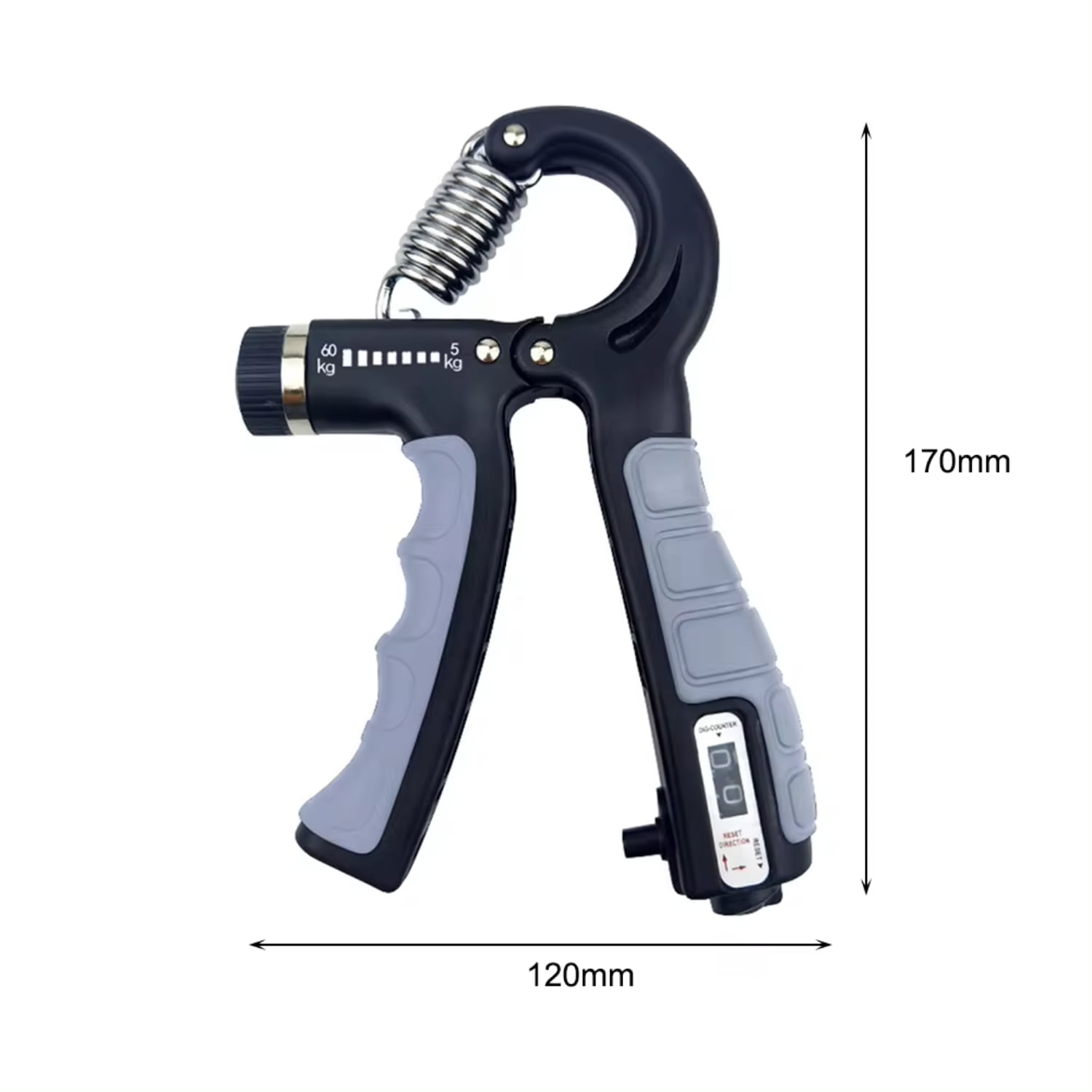 LIDNGLN Adjustable Resistance Muscle Building Hand Grip Strength ...