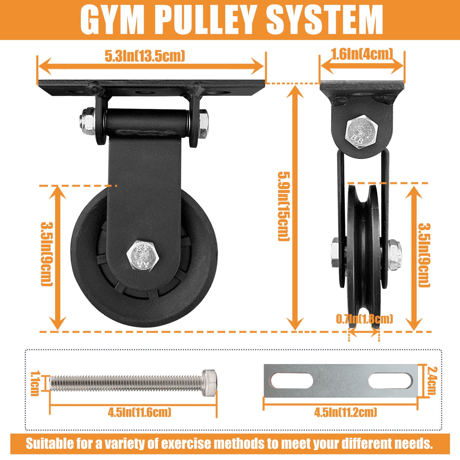 LIDNGLN Enhanced Cable Pulley System for LAT Pull Down Machine ...