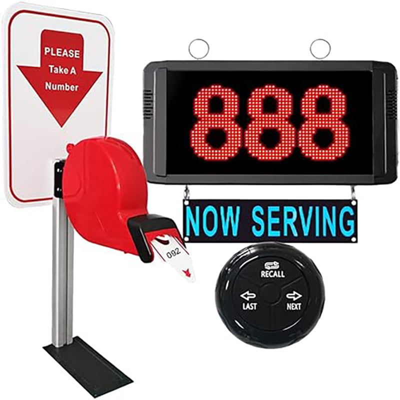 LIDNGLN Restaurant Paging System with Loud Speakers and 3-Digit Display ...